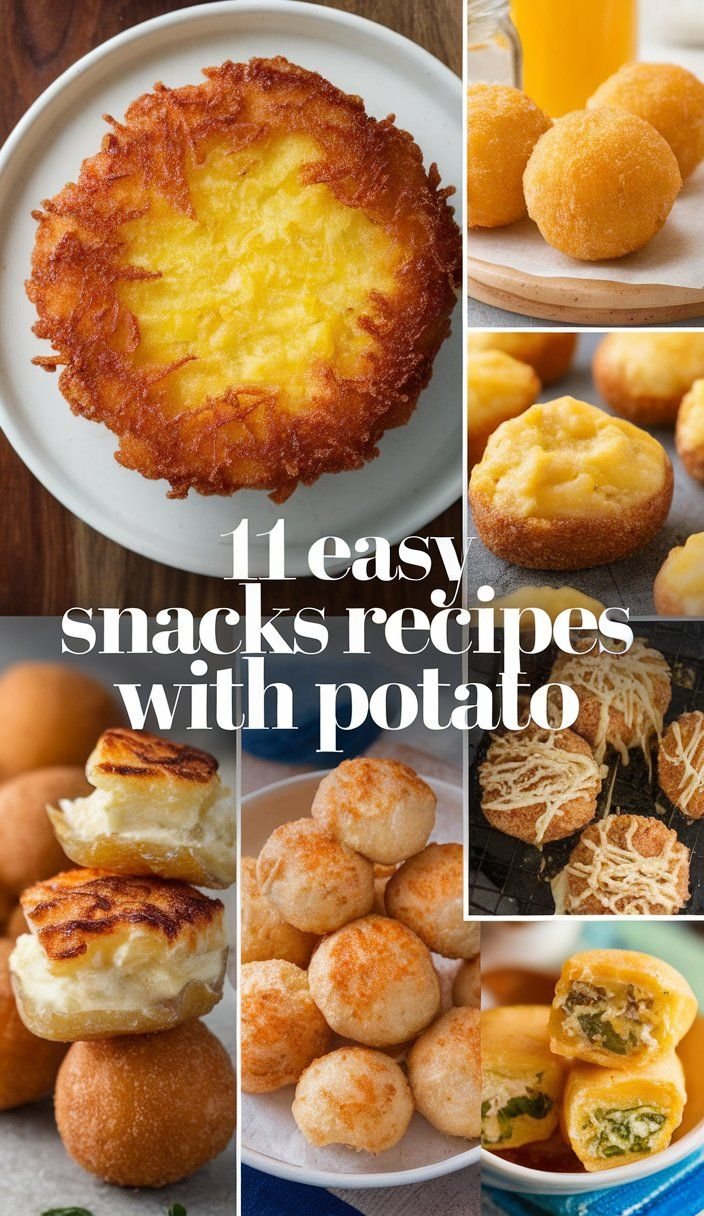 11 Easy Snacks Recipes With Potato