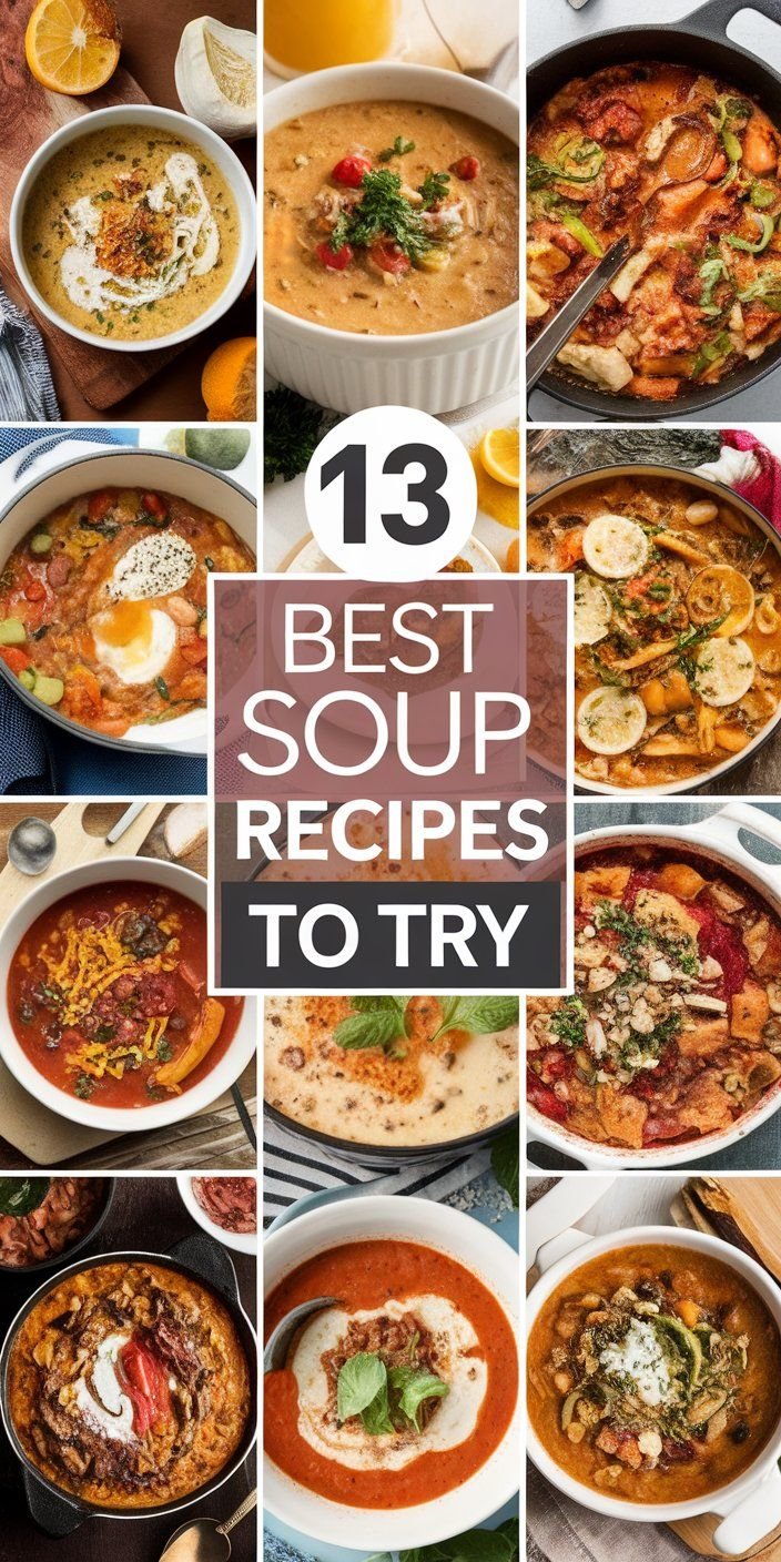 13 Best Soups Recipes
