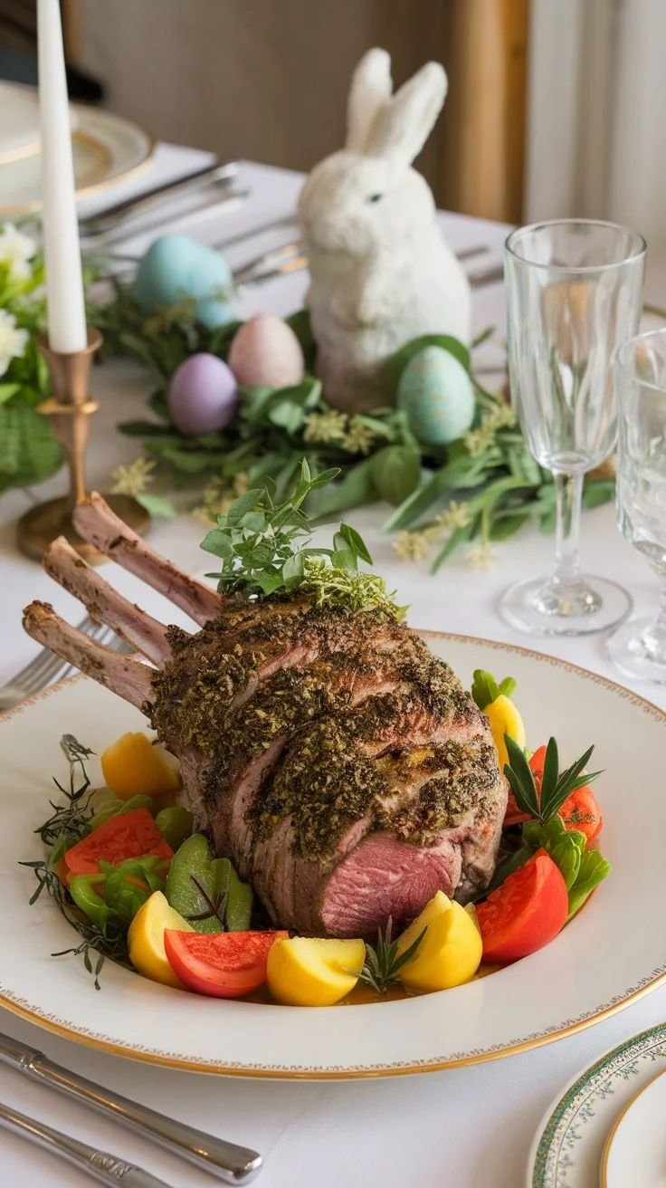 Easter Herb-Crusted Rack of Lamb – A Show-Stopping Holiday Recipe ...