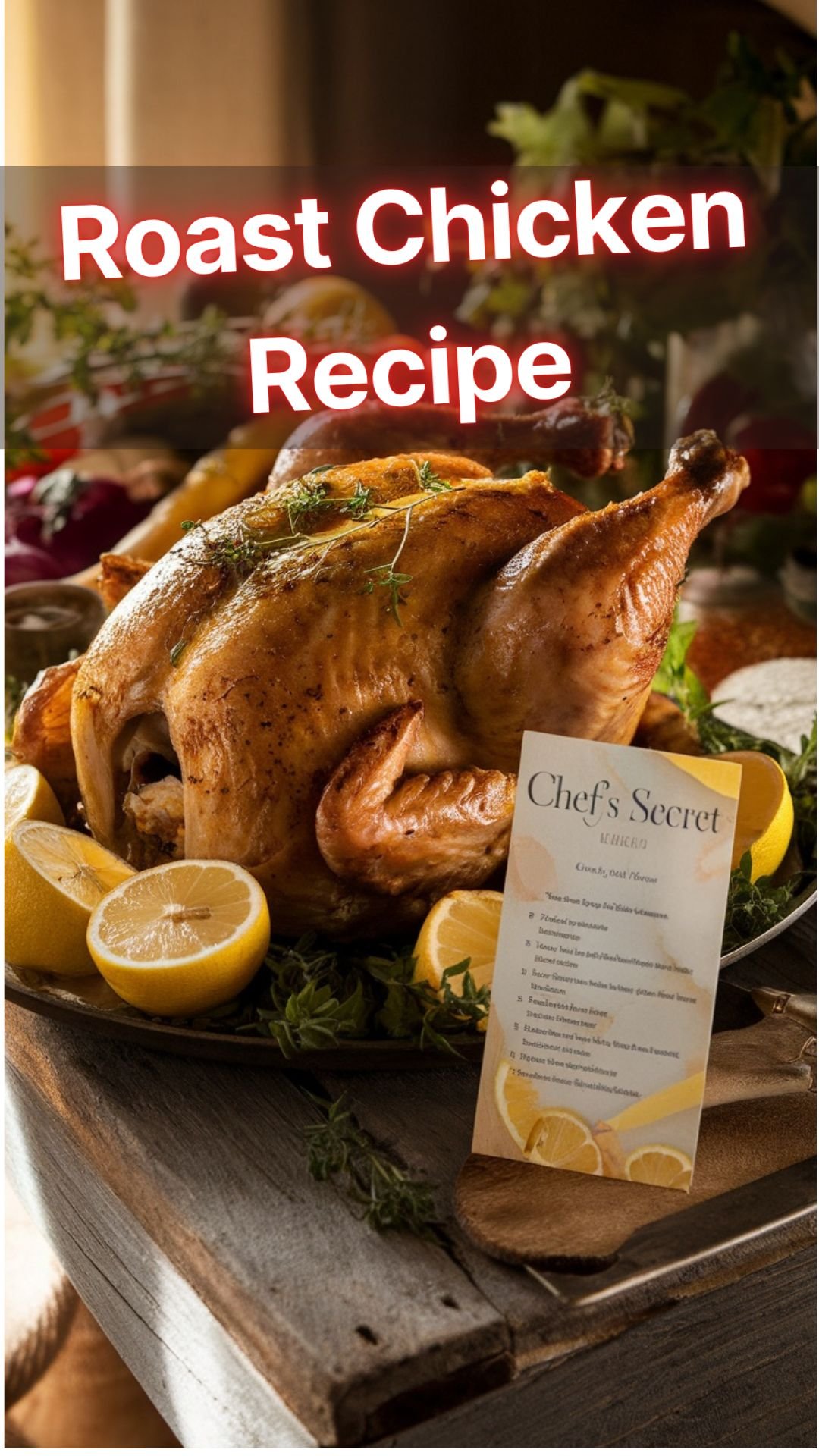Roast Chicken with a Special Chef’s Secret Recipe - Henry Coura